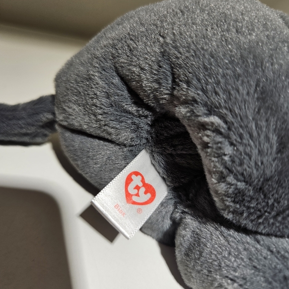 Ty | Toys | Ty Binx Gray Plush Cat With Green Eyes | Poshmark